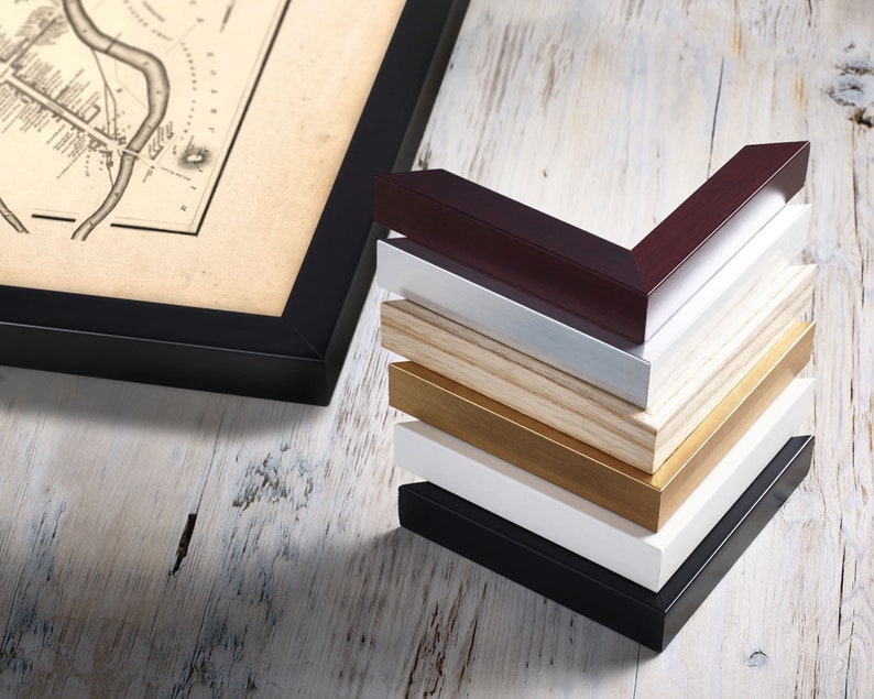 Kilmarnock Old Map | Giclée Fine Art Print | Antique Town Plan, Vintage ...