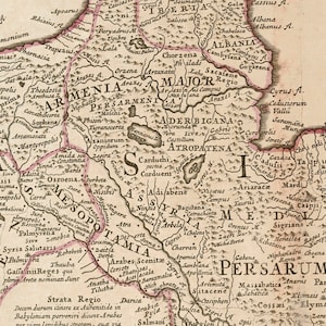 HUGE Ancient Roman World Map - MASSIVE Old Map of the World - Roman ...