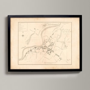 Old Map of Annan | Old Map Print | Annan Old Map, Annan Vintage Map ...
