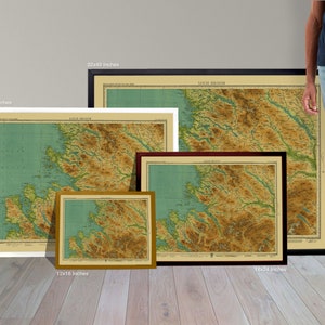 Loch Broom | Old Map of Ullapool, Gairloch, Poolewe, Asynt, Stathan ...