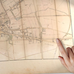 Old Map of Airdrie | Old Map Print | Airdrie Old Map, Airdrie Vintage ...