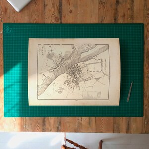 Old Map of Perth | Old Map Print | Perth Old Map, Perth Vintage Map ...