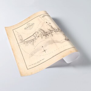 Dingwall Old Map | Fine Art Print | Antique, Vintage Old Map of the ...