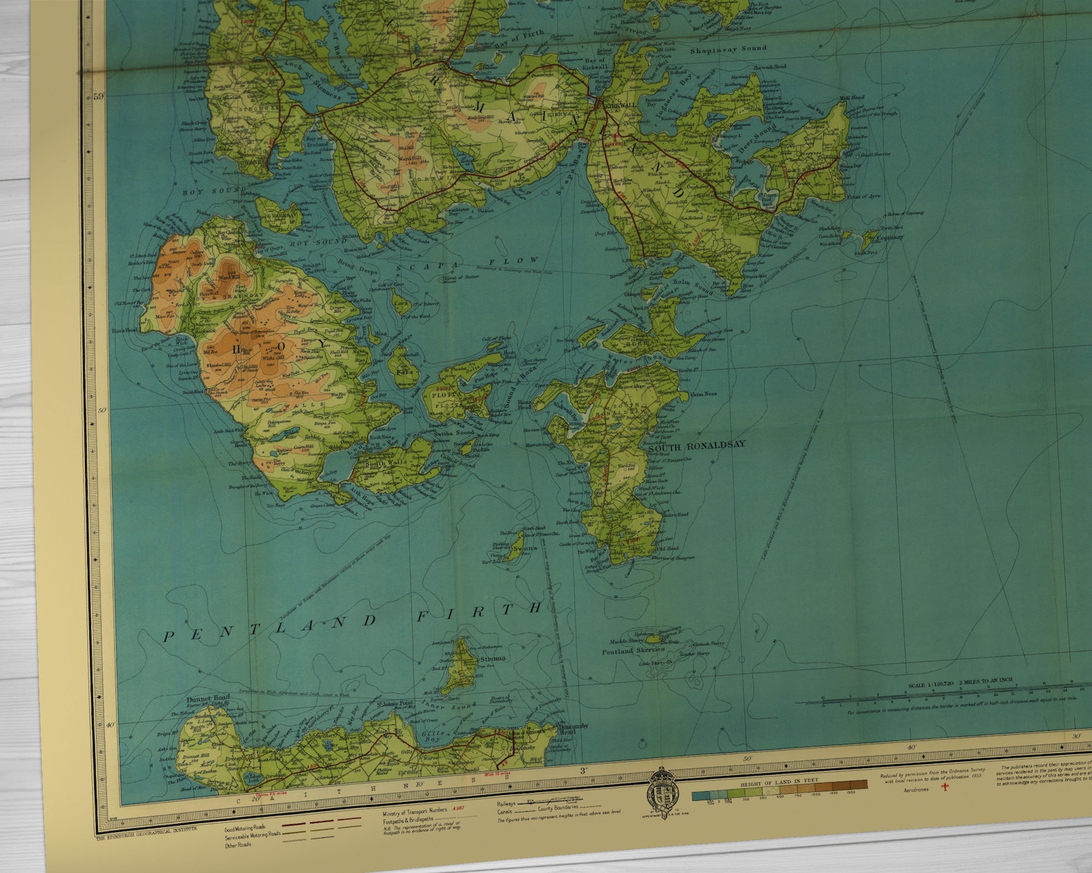 Old Map of Orkney | Kirkwall, Rousay, Westray, Hoy, Deerness, Shapinsay ...