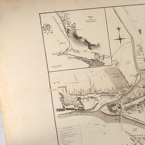 Old Map of Peebles | Old Map Print | Peebles Old Map, Peebles Vintage ...