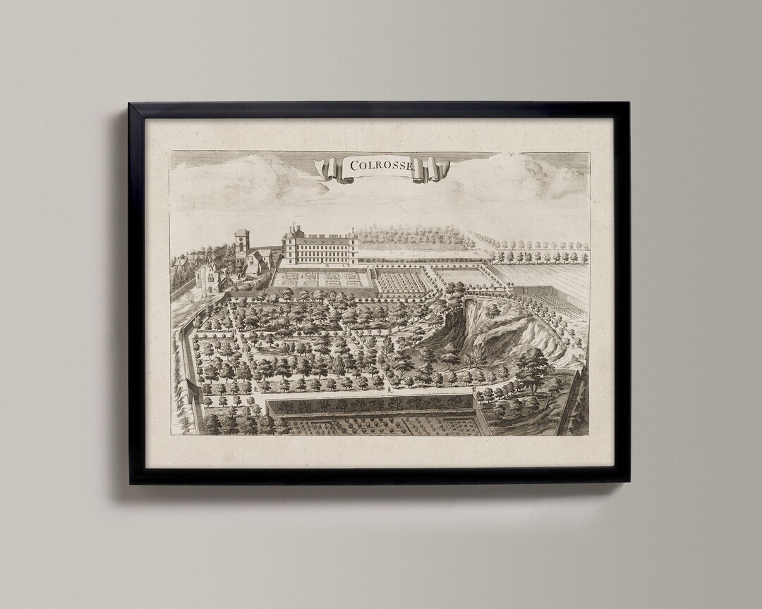 Culross House (aka Culrosse) | Historical Scottish Town Drawing ...