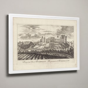 The Prospect of Bothwell Castle | Historical Scottish Town Drawing ...