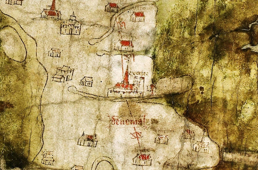 The 'gough' Map of Britain | Archival Fine Art Reproduction Oldest Map ...