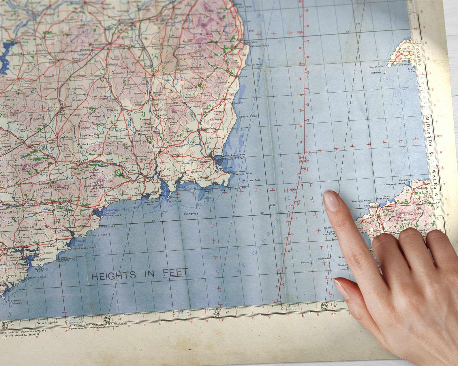 Old Map of Ireland Wwii-era Map of UK British War Office - Etsy UK