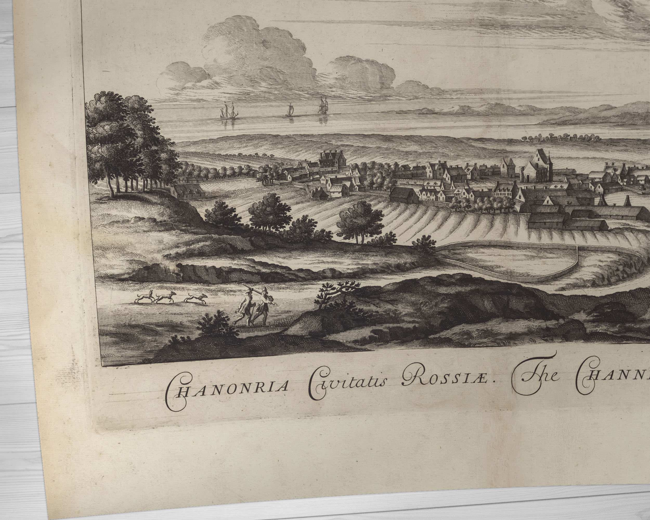 Fortrose The Channery Town of Ross Historical Scottish Town Drawing ...