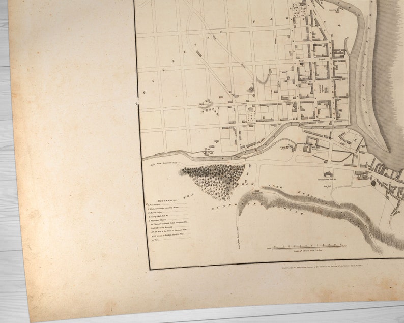 Old Map of Stonehaven | Old Map Print | Stonehaven Old Map, Stonehaven ...
