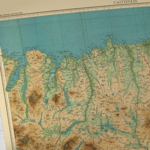 Caithness Old Map | Old Map of Wick, Thurso, Dunnet, Reay, Strathy ...