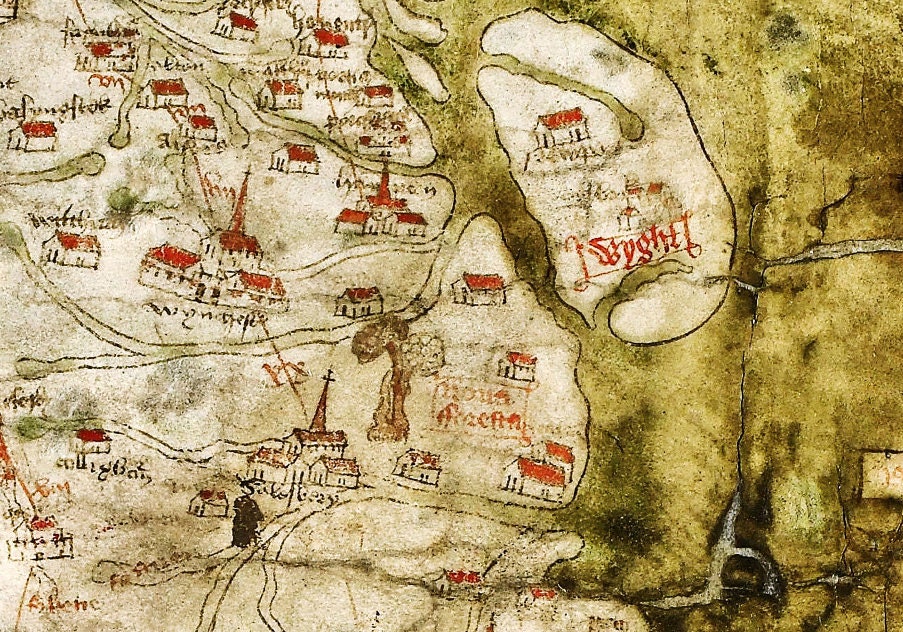 The 'gough' Map of Britain | Archival Fine Art Reproduction Oldest Map ...
