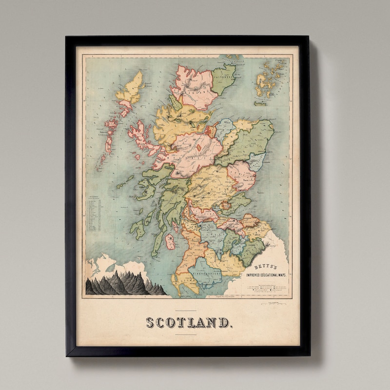 Historic Maps of the World - Etsy UK