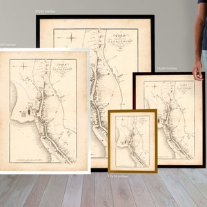 Old Map of Linlithgow | Old Map Print | Linlithgow Old Map, Linlithgow ...