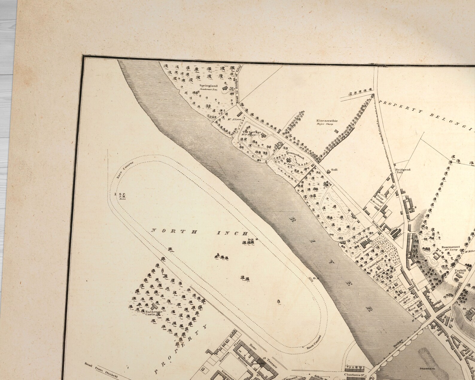 Old Map of Perth Old Map Print Perth Old Map Perth - Etsy UK