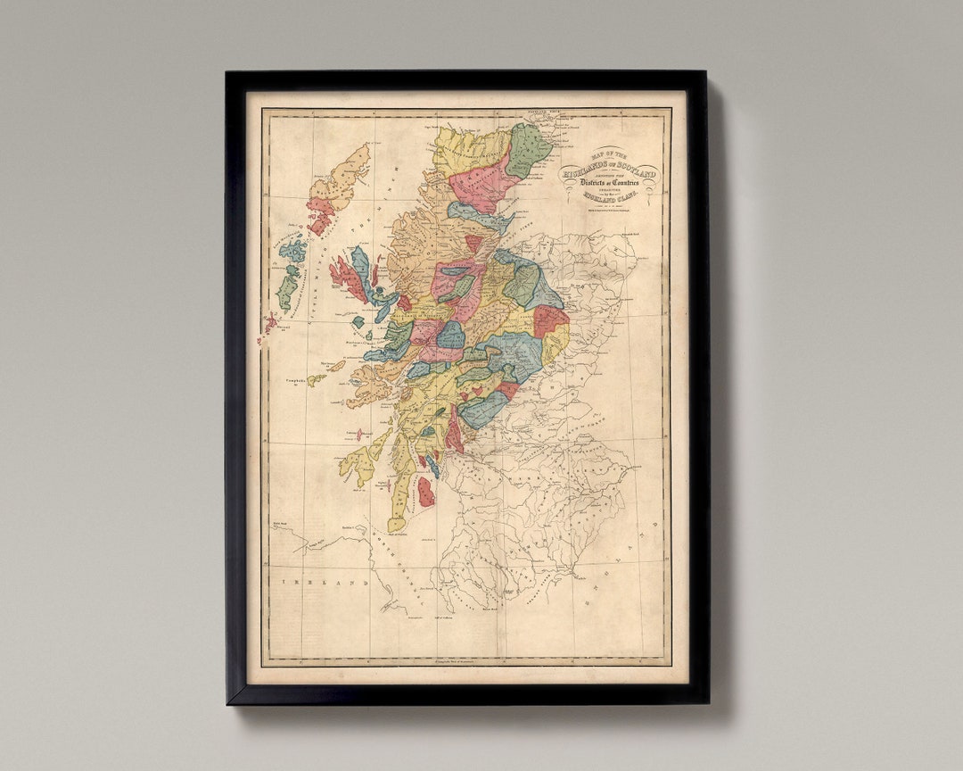 Scottish Clans Map | Campbell, Macdonald, Macleod, Fraser, Mackenzie ...