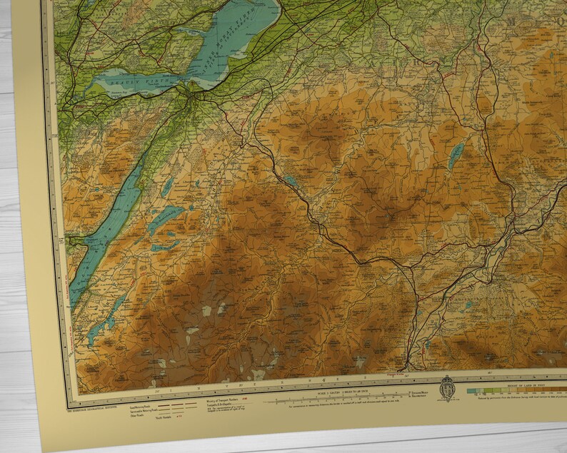 Old Map of Moray & Black Isle Inverness Fortrose Dingwall - Etsy UK