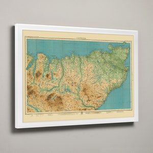 Caithness Old Map | Old Map of Wick, Thurso, Dunnet, Reay, Strathy ...