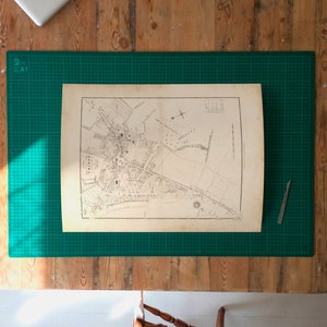 Old Map of Crieff | Old Map Print | Crieff Old Map, Crieff Vintage Map ...