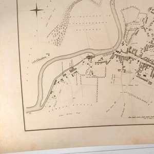 Annan Old Town Map | Fine Art Print | Antique Map of Dumfries and ...