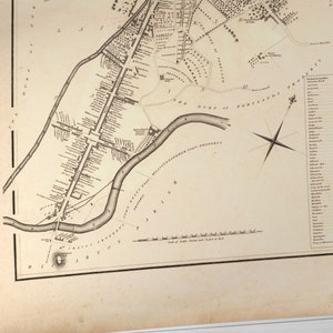 Kilmarnock Old Map | Giclée Fine Art Print | Antique Town Plan, Vintage ...