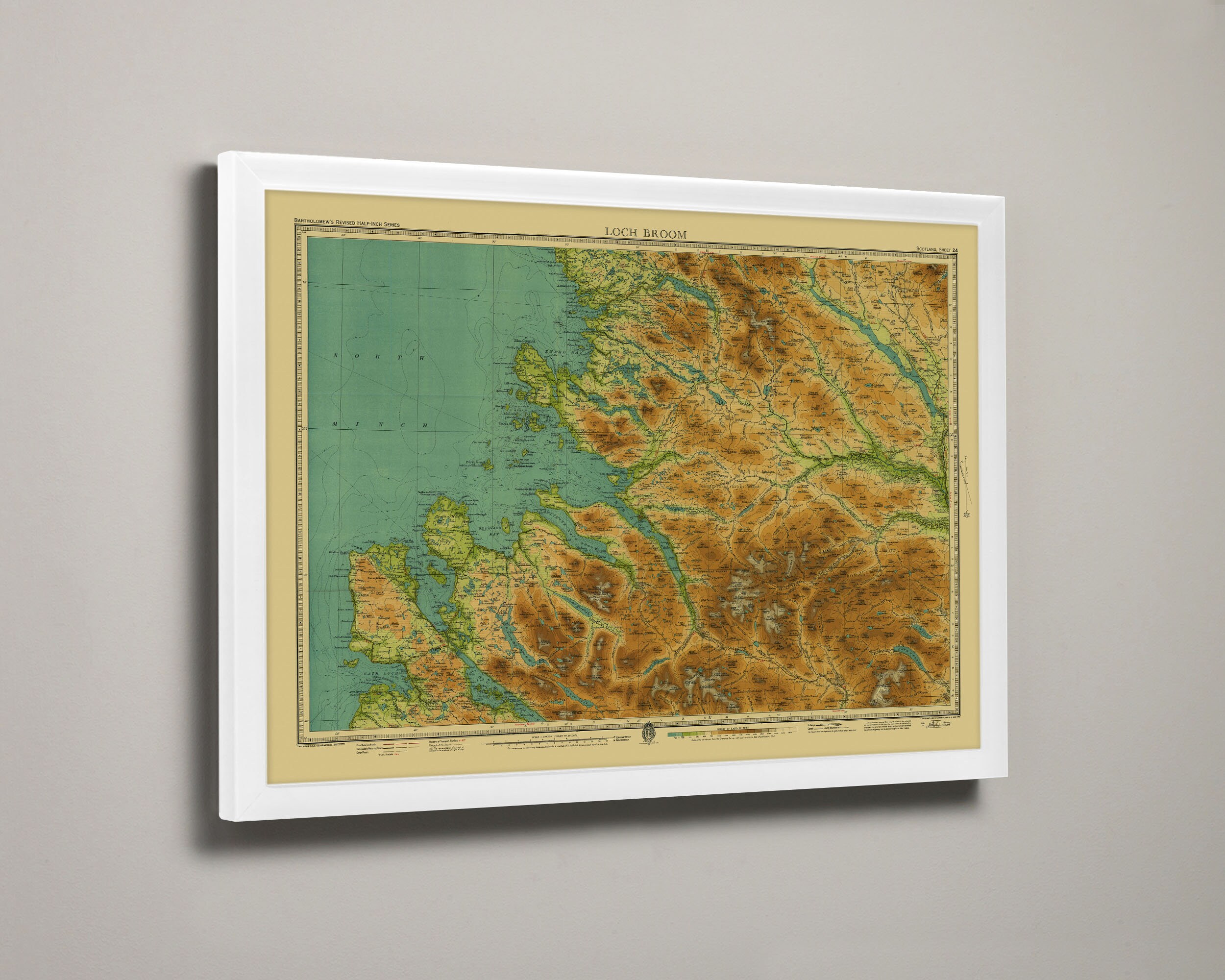 Loch Broom | Old Map of Ullapool, Gairloch, Poolewe, Asynt, Stathan ...