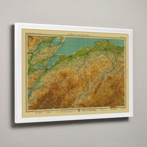 Old Map of Moray & Black Isle | Inverness, Fortrose, Dingwall, Grantown ...
