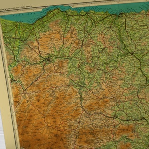 Old Map Shows Aberdeen, Inverurie, Peterhead, Fraserburgh, Keith, Insch ...