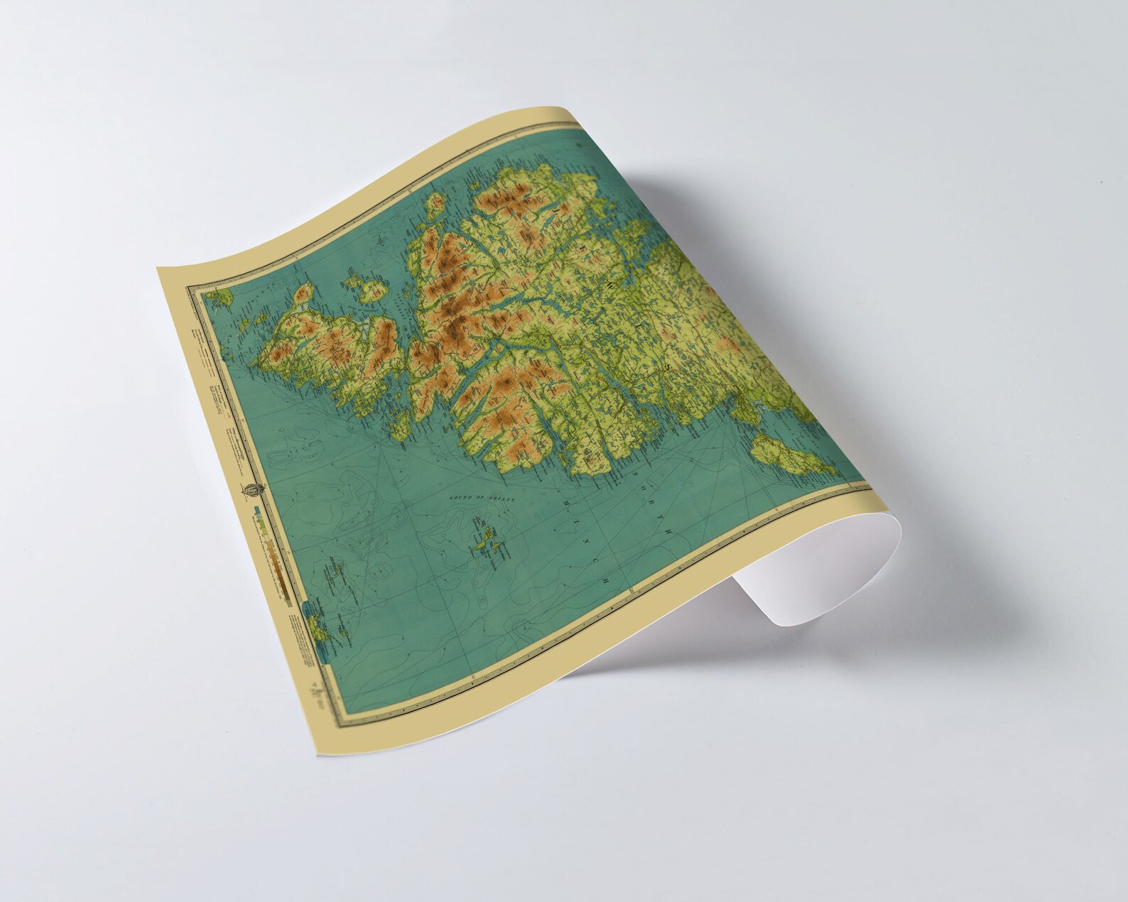 Old Map of Harris, Lewis | Outer Hebrides of Scotland, Stornoway ...