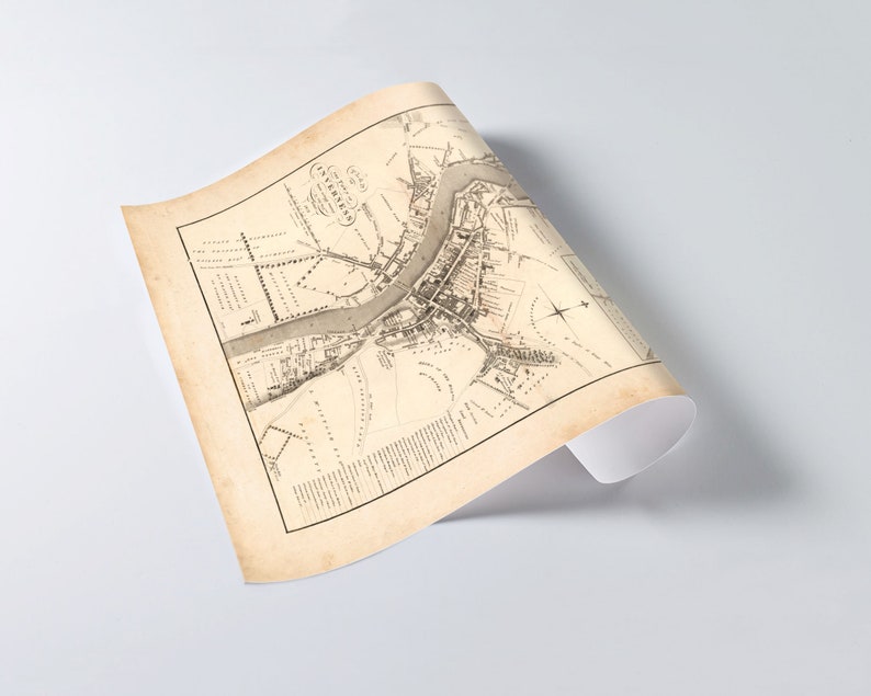 Old Map of Inverness | Old Map Print | Inverness Old Map, Inverness ...