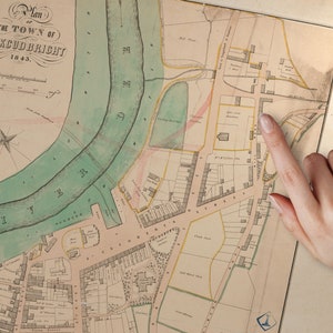 Old Map of Kirkcudbright | Old Map Print | Kirkcudbright Map ...