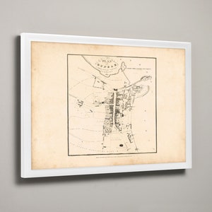 Old Map of Dunbar | Old Map Print | Dunbar Old Map, Dunbar Vintage Map ...