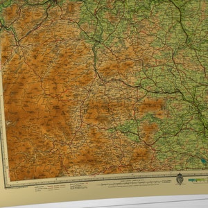 Old Map Shows Aberdeen, Inverurie, Peterhead, Fraserburgh, Keith, Insch ...