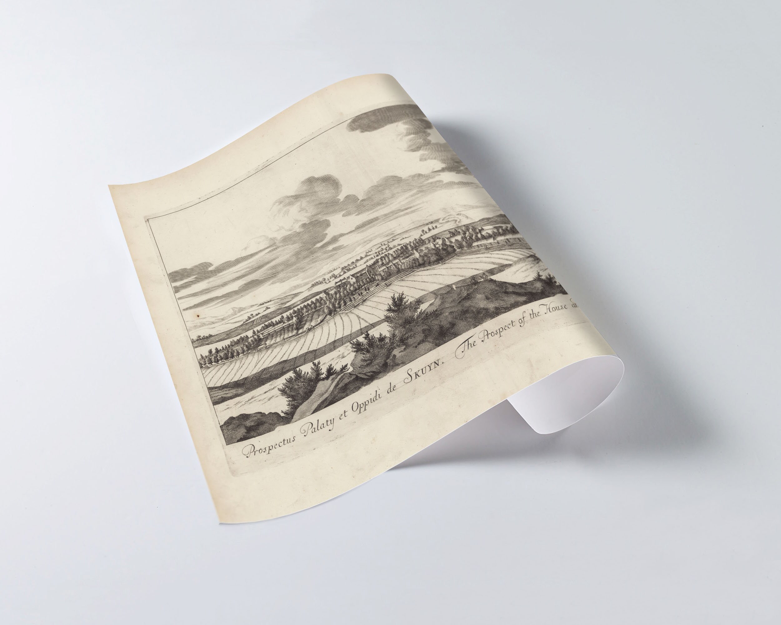 Scone the Prospect of the House and Town Historical | Etsy