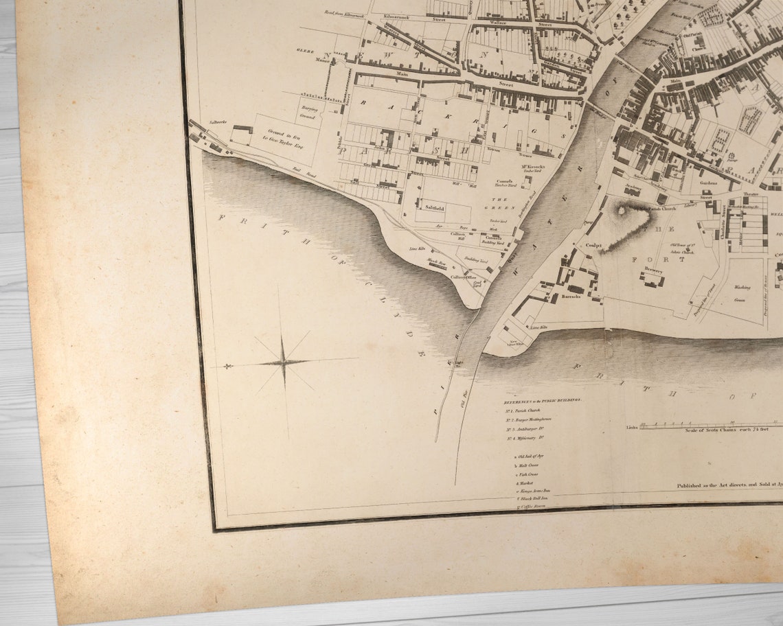 Old Map of Newton Old Map Print Newton Old Map Newton | Etsy UK