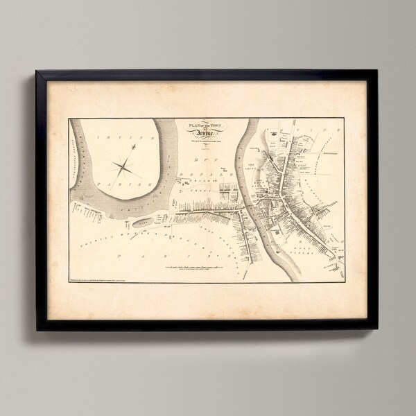 Old Map of Stonehaven Old Map Print Stonehaven Old Map, Stonehaven ...