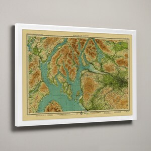 Firth of Clyde | Old Map of Glasgow, Fintry, Dunlop, Dunoon, Greenock ...
