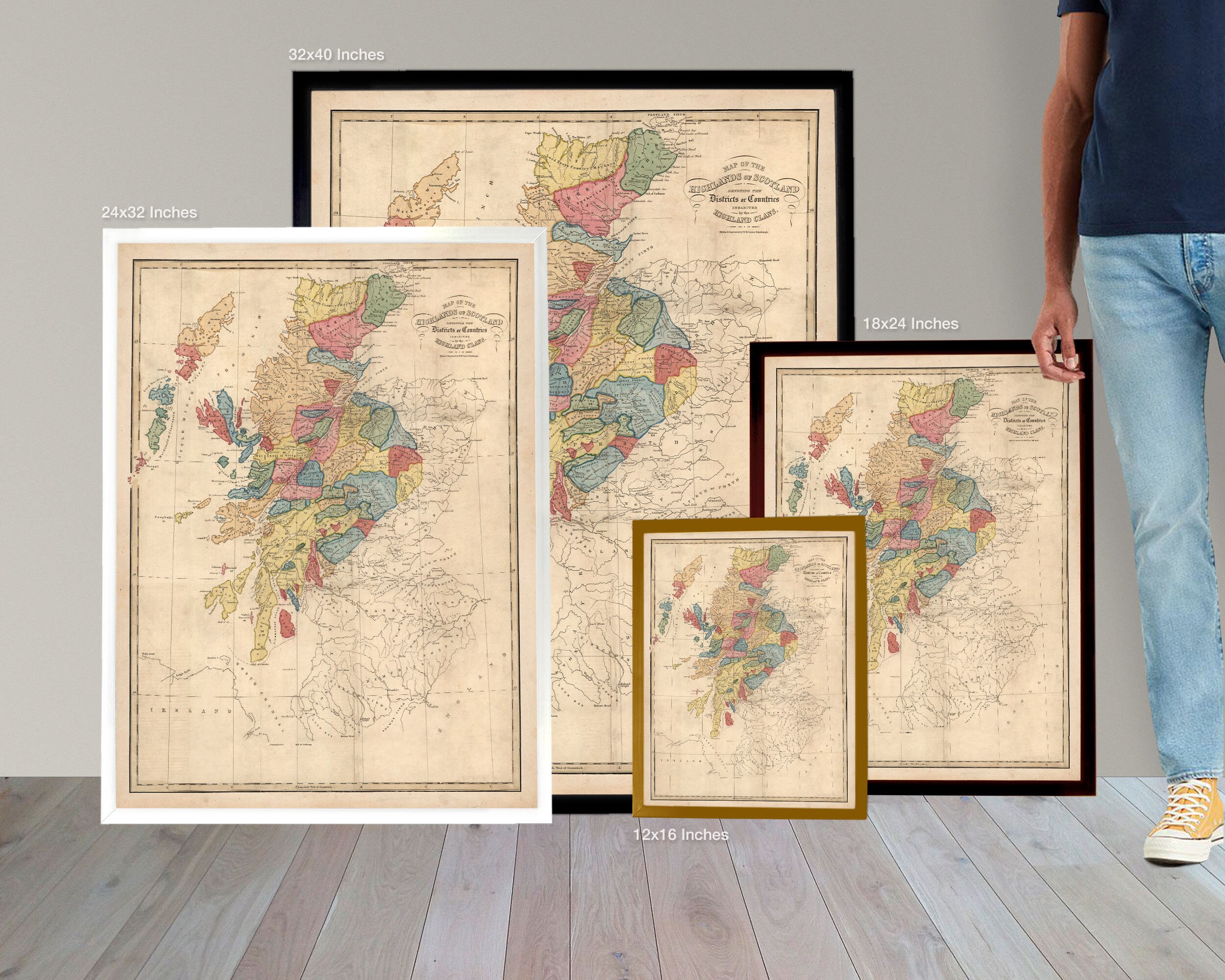 Scottish Clans Map | Campbell, Macdonald, Macleod, Fraser, Mackenzie ...