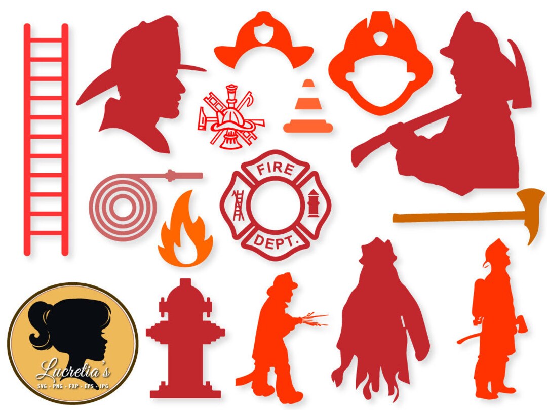 Firefighter,firefighter Svg, Fireman , SVG Files for Silhouette Cameo ...