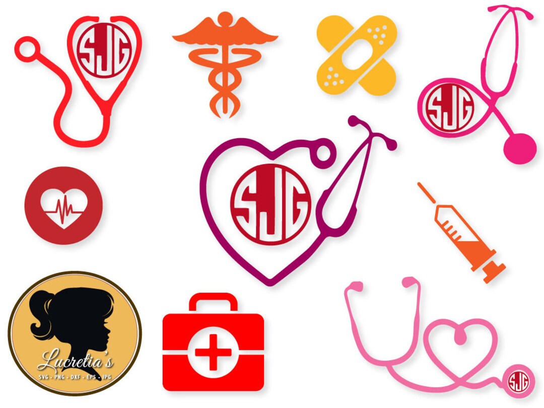 Medical , Medical Svg, Medical Silhouette, Heart ECG ,heart ECG Svg ...