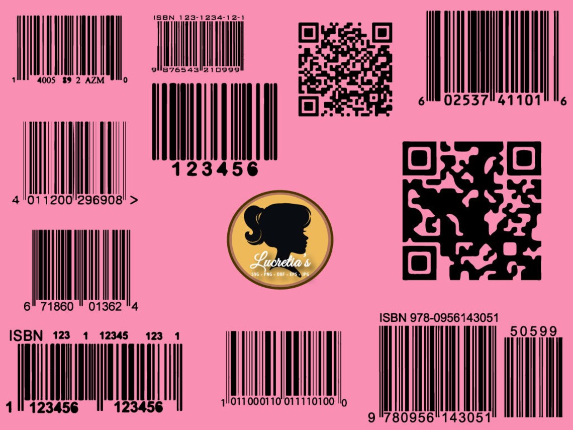Barcode, Barcodes Silhouette, Printable Bar Codes,vector Barcodes, Jpg ...