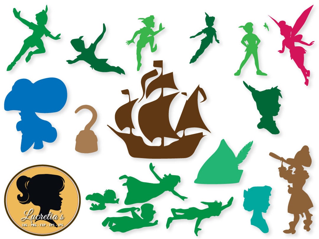 Peter Pan Svg, Peter Pan Clipart, Peter Pan Digital Download, Dxf Files ...