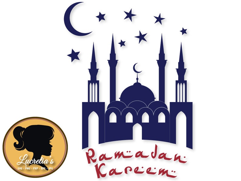 Ramadan Svg Ramadan Silhouette Dxf SVG Files for Silhouette | Etsy