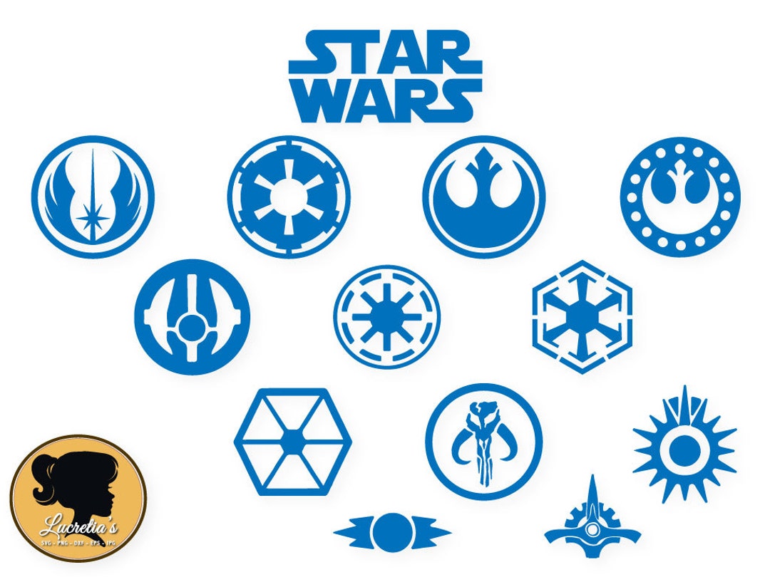 Star Wars Svg ,star Wars Silhouette, Svg Files for Cricut, Dxf, Files ...