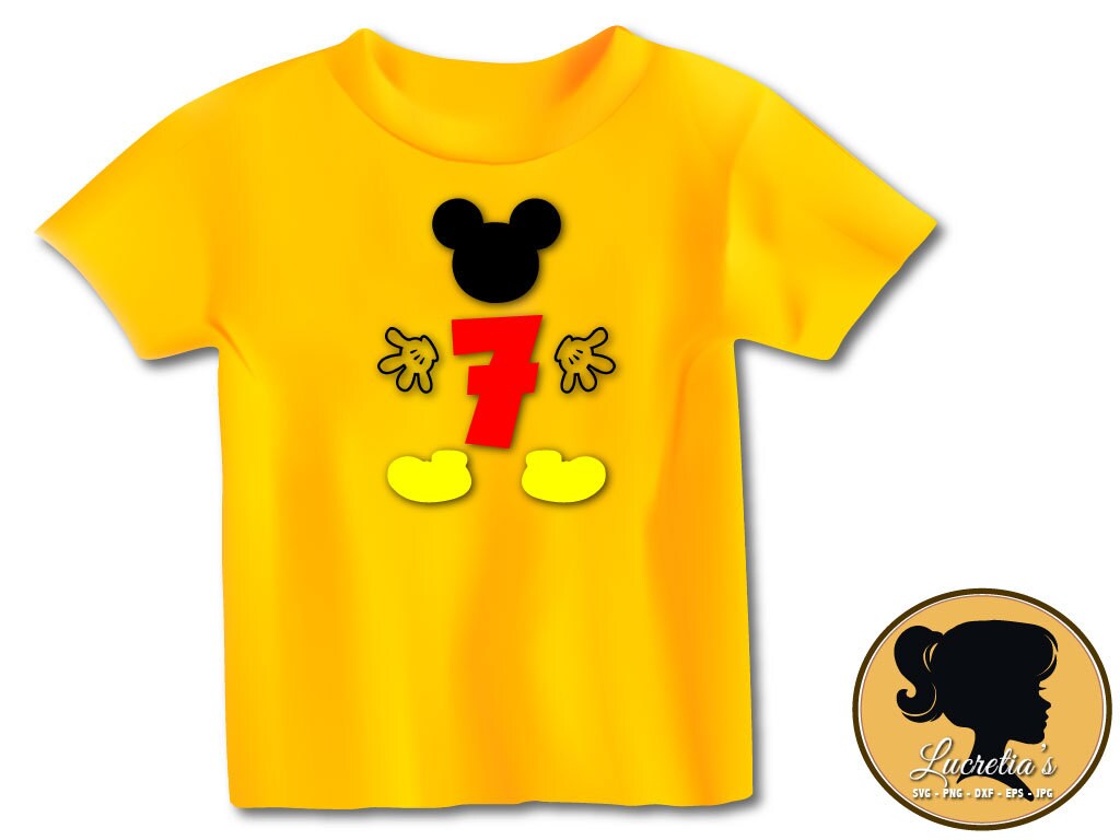 MICKEY MOUSE ALPHABET - Mickey Numbers Font Silhouette - Cameo (zipped ...