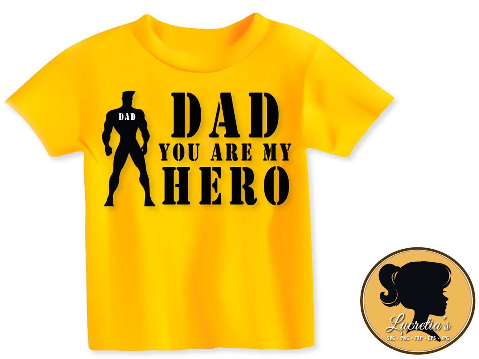 Dad You Are My Hero Dad Logo SVG Costume Badge Iron on - Etsy