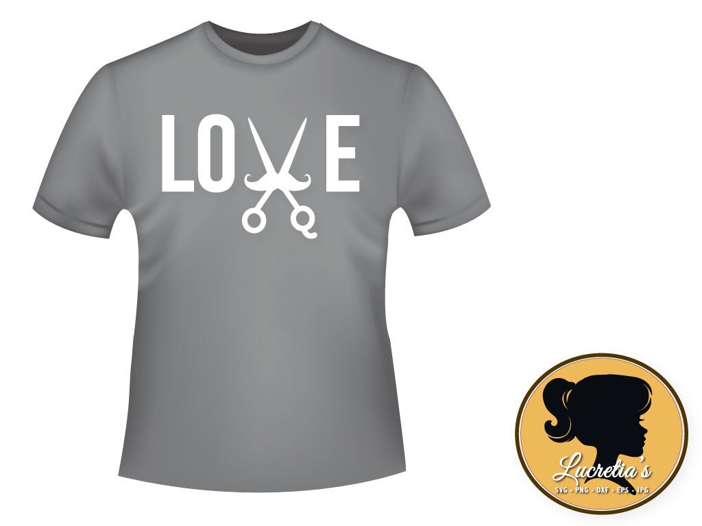 Love Silhouette Love Scissors Silhouette Love Mustache | Etsy