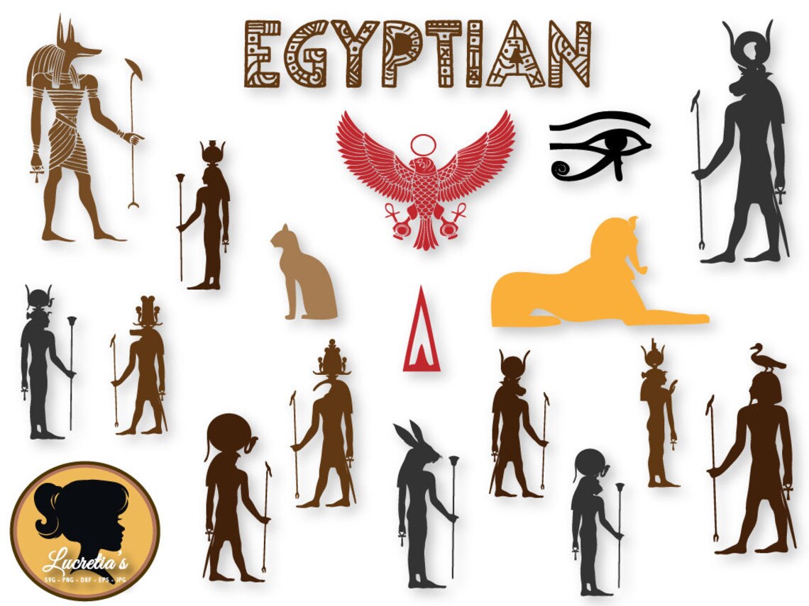 Ancient Egyptian Silhouette ,mythical Creature of Ancient Egypt Svg ...