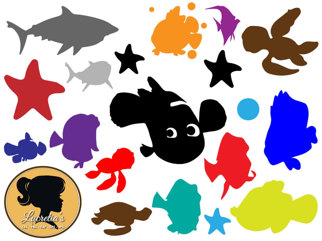 Finding Nemo Svg, Dory SVG, Svg Cutting File, Use as Clipart,silhouette ...